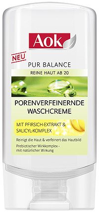 Aok Pur Balance mit porenverfeinernder Wirkung für die Haut ab 20
